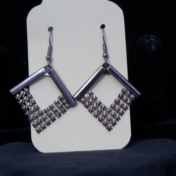 Jewelry | Silvertone Movable Dangle Earrings | Poshmark
